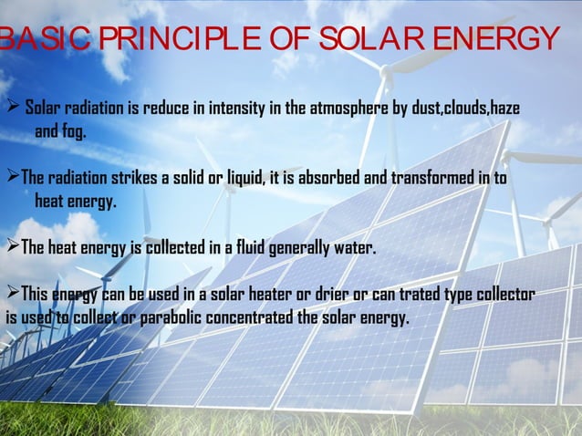 Solar power plant | PPT | Physics | Science