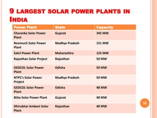 Solarpowerplant | PPTX | Power and Energy Industry | Industries