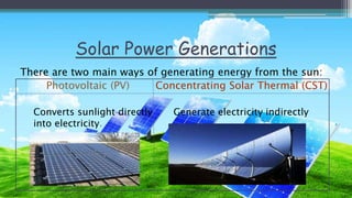 SOLAR POWER PLANT | PPTX