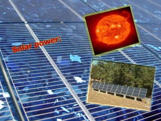 Solar power ppt | PPT