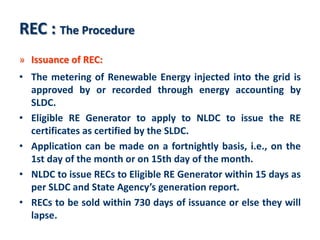 Solar power projects under rec mechanism in india | PPTX