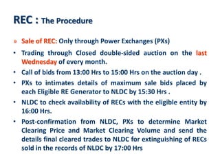 Solar power projects under rec mechanism in india | PPTX