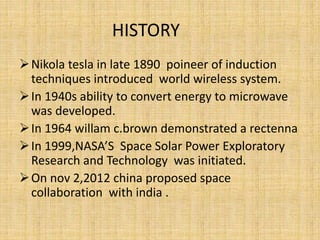 Solar power satellite | PPTX