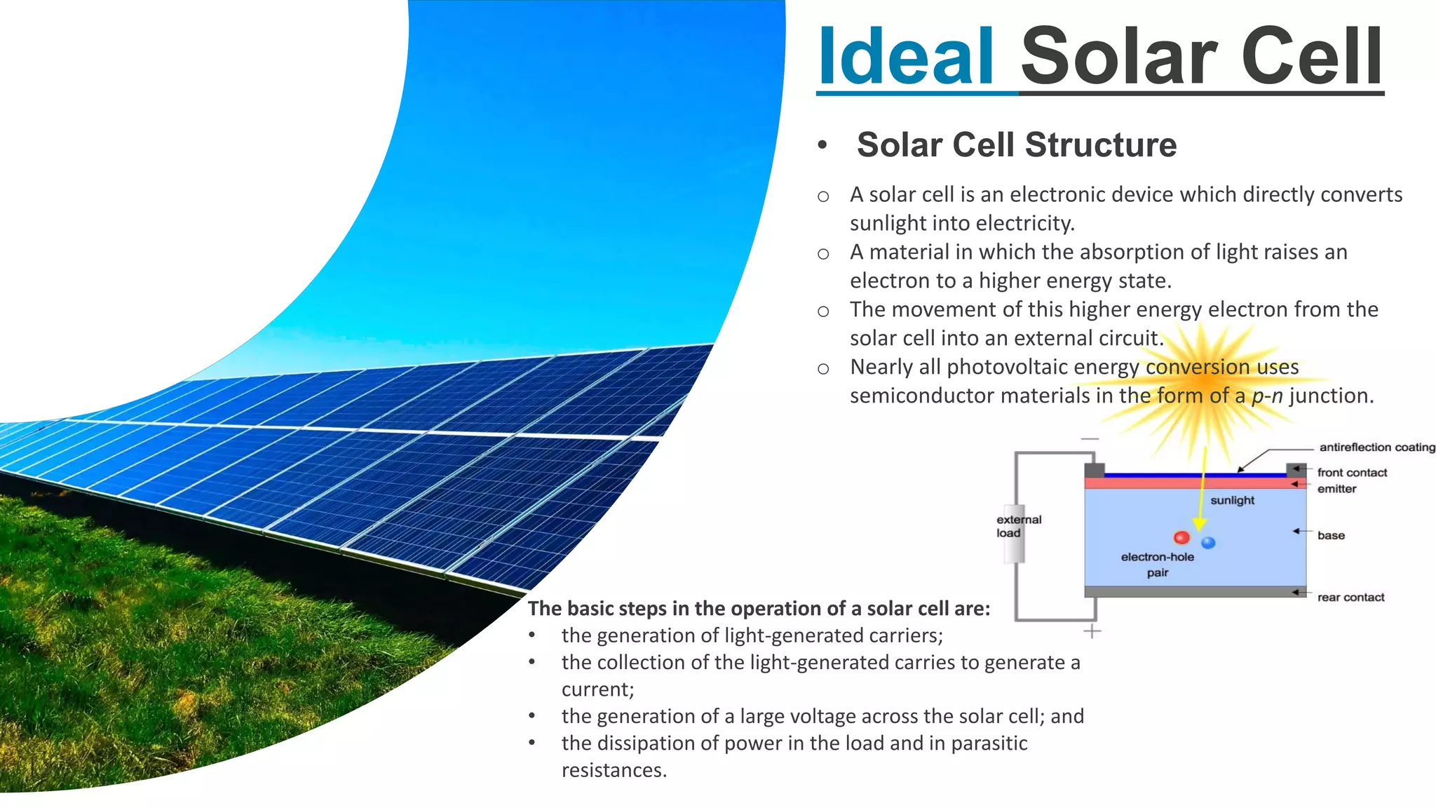 Solar cell operation | PDF