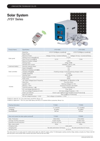 Solar power system catalogue | PDF