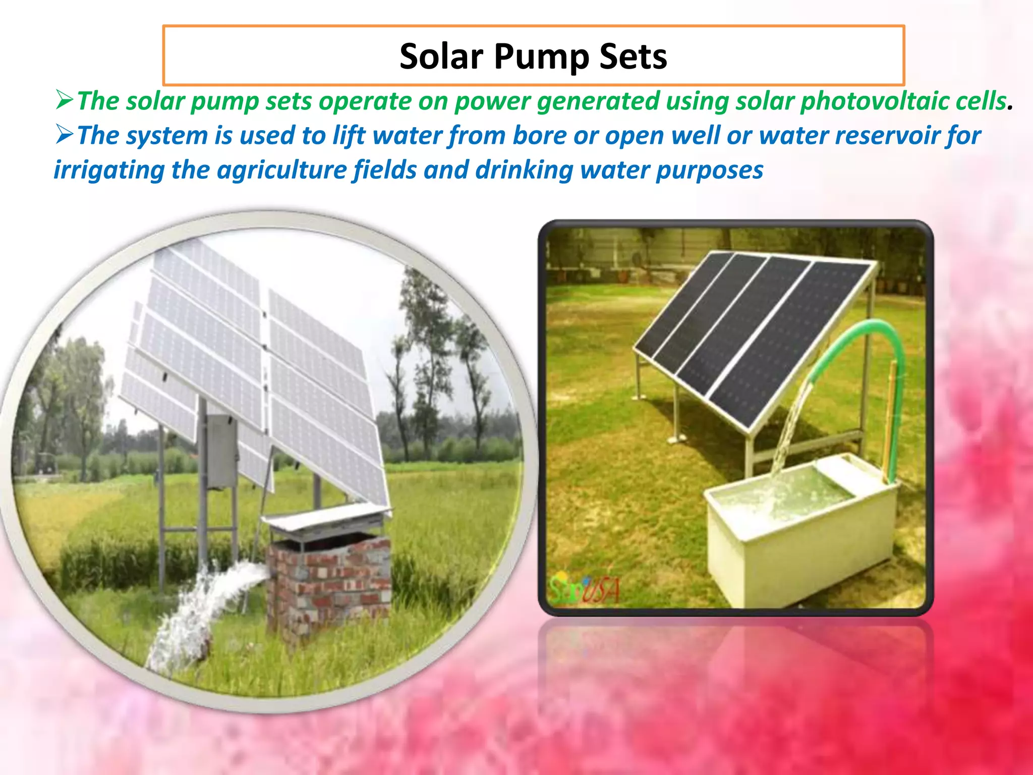 Solar harvesting devices power point presentation | PPTX