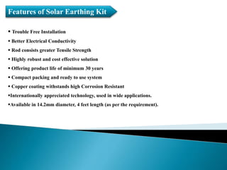 Grounding For Solar/ PV Panels | PPTX