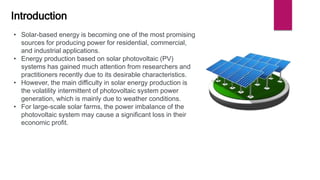 Solar production with K means clustering | PPTX