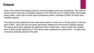 Solar production with K means clustering | PPTX