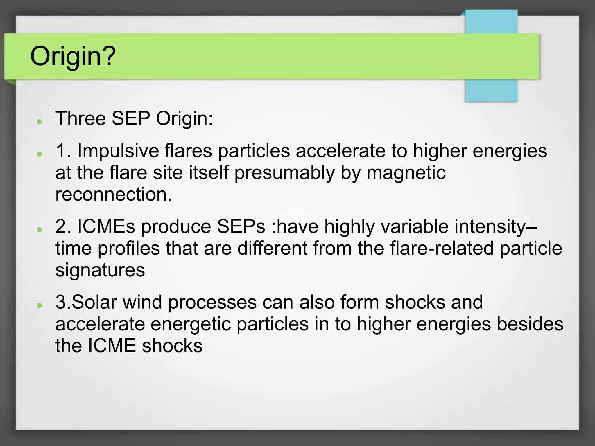Solar particle events | PPT