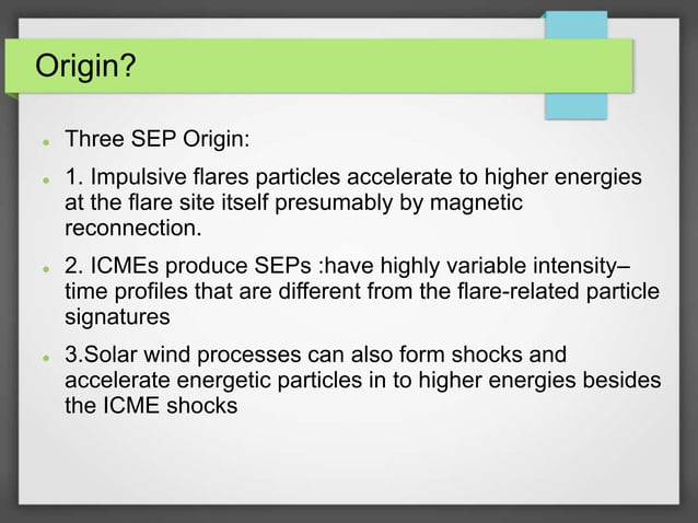 Solar particle events | PPT | Physics | Science