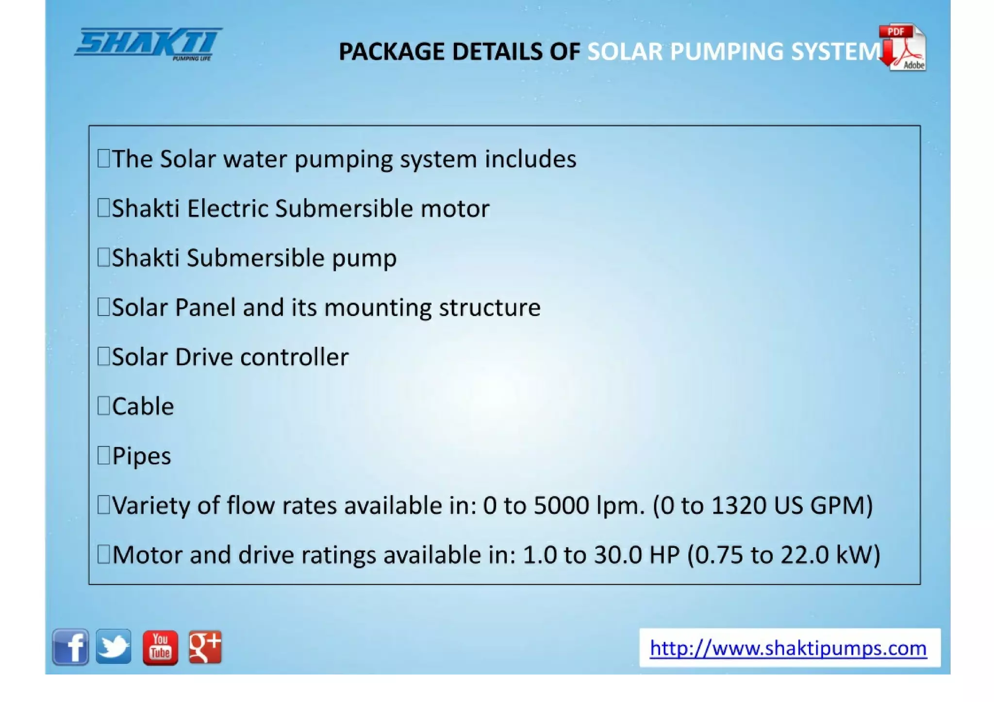 Solar Pumping System | PDF