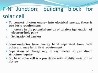 Solar pv cell | PPTX