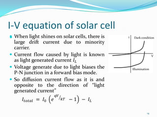 Solar pv cell | PPTX