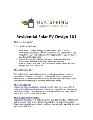 Solar pv design1012 | PDF