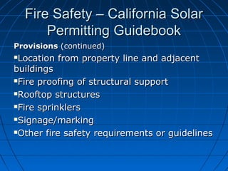 Solar PV fire safety | PPT
