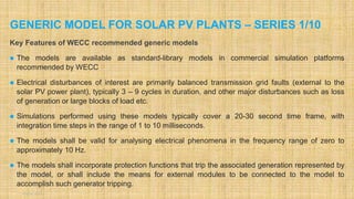 Solar pv grid models generic parameters series_1_of_10 | PPT