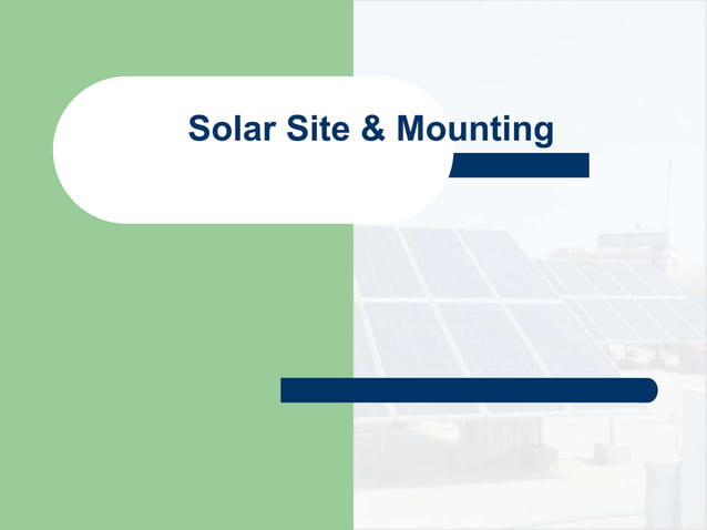 Solar Photovoltaic Power Plant | PPT | Home Appliances | Home & Garden