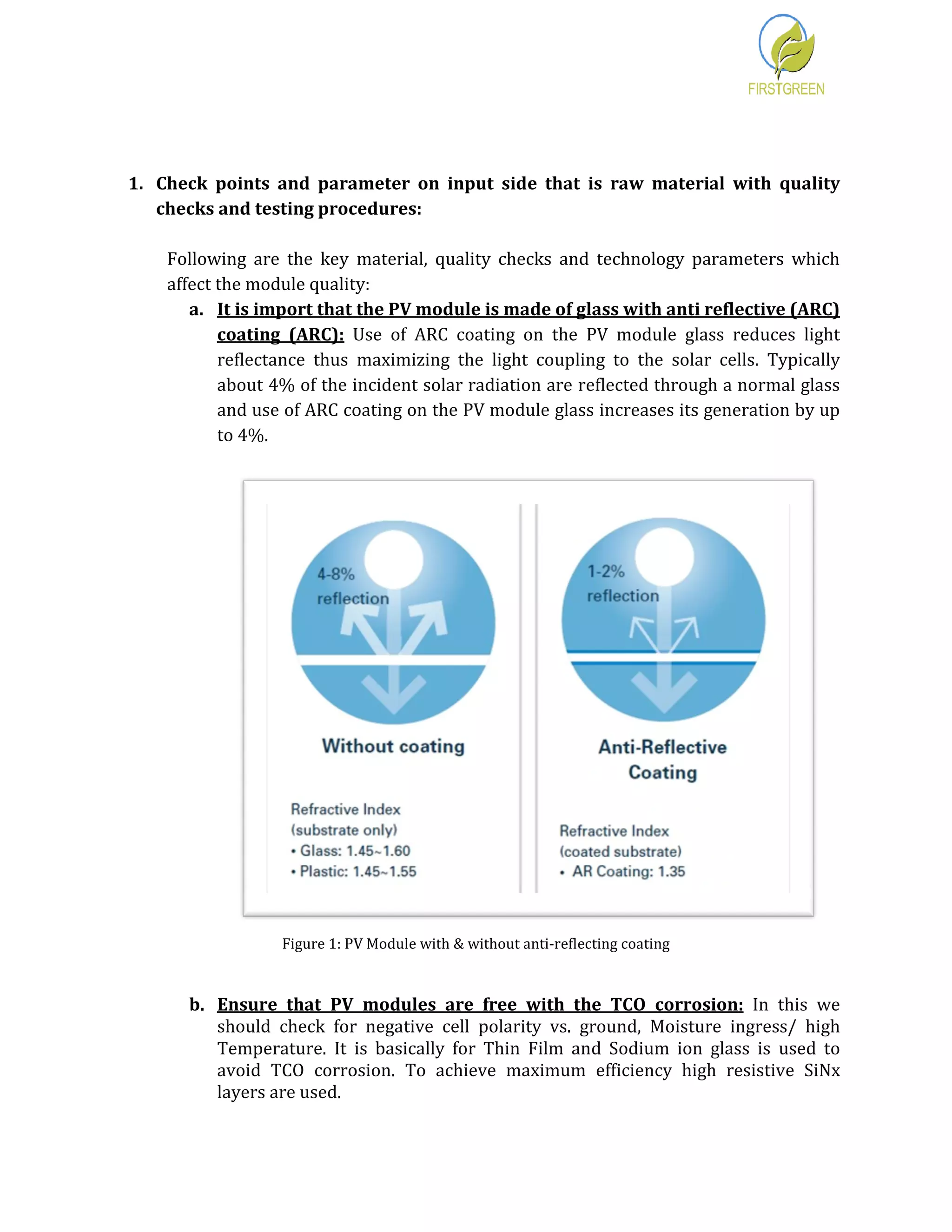 Solar pv plant quality assurance checkpoints v2 | PDF