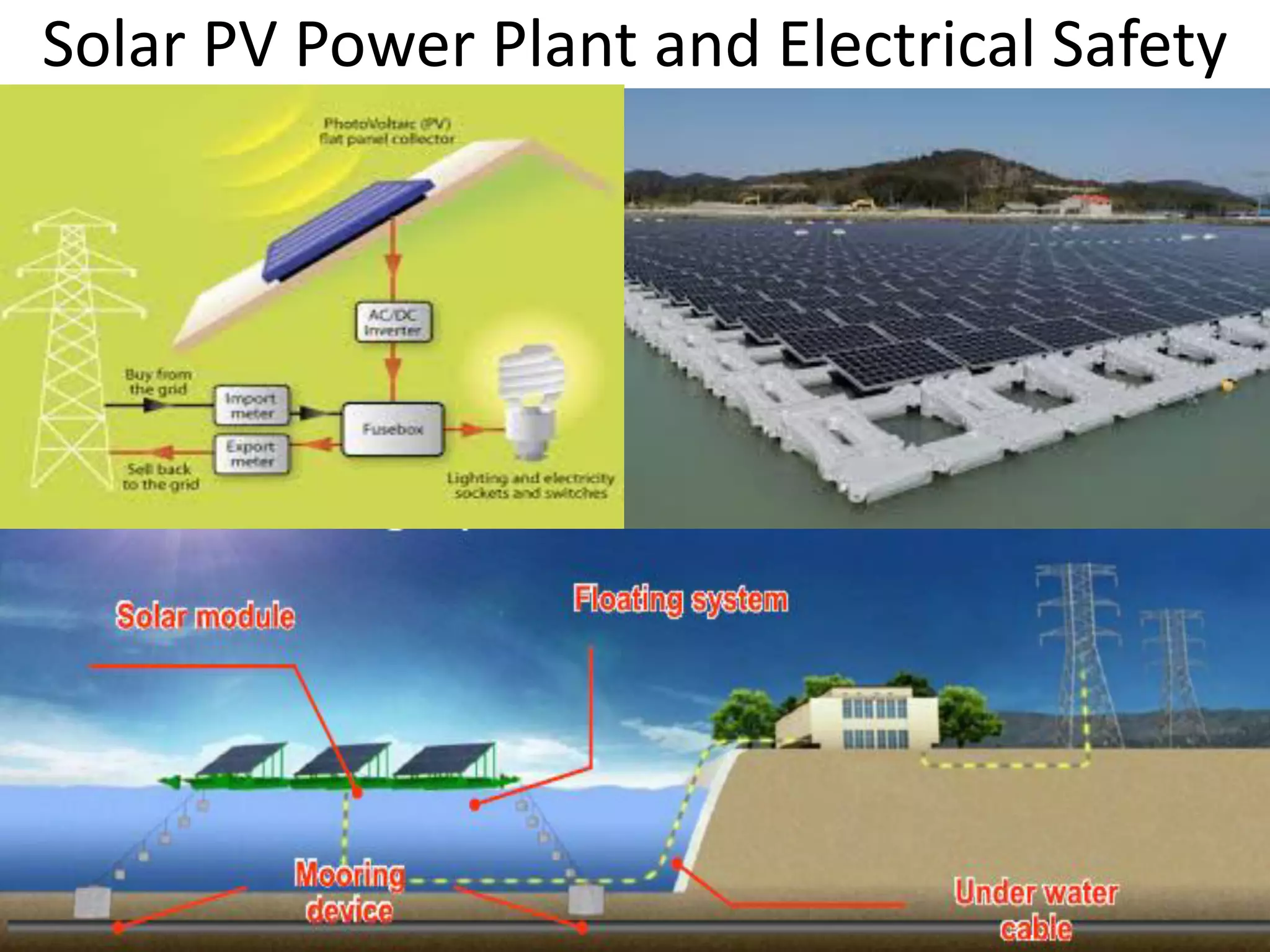 Solar pv power plant and electrical safety | PDF