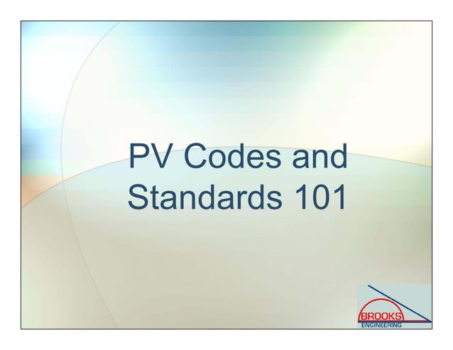 Solar PV Codes and Standards | PDF | Home Improvement | Home & Garden