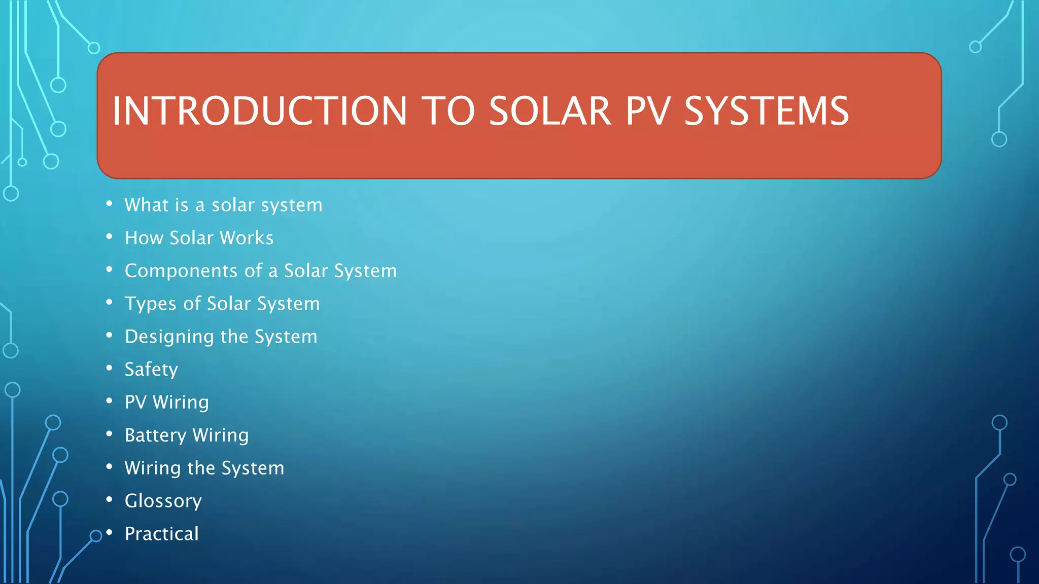 Solar pv systems | PPTX