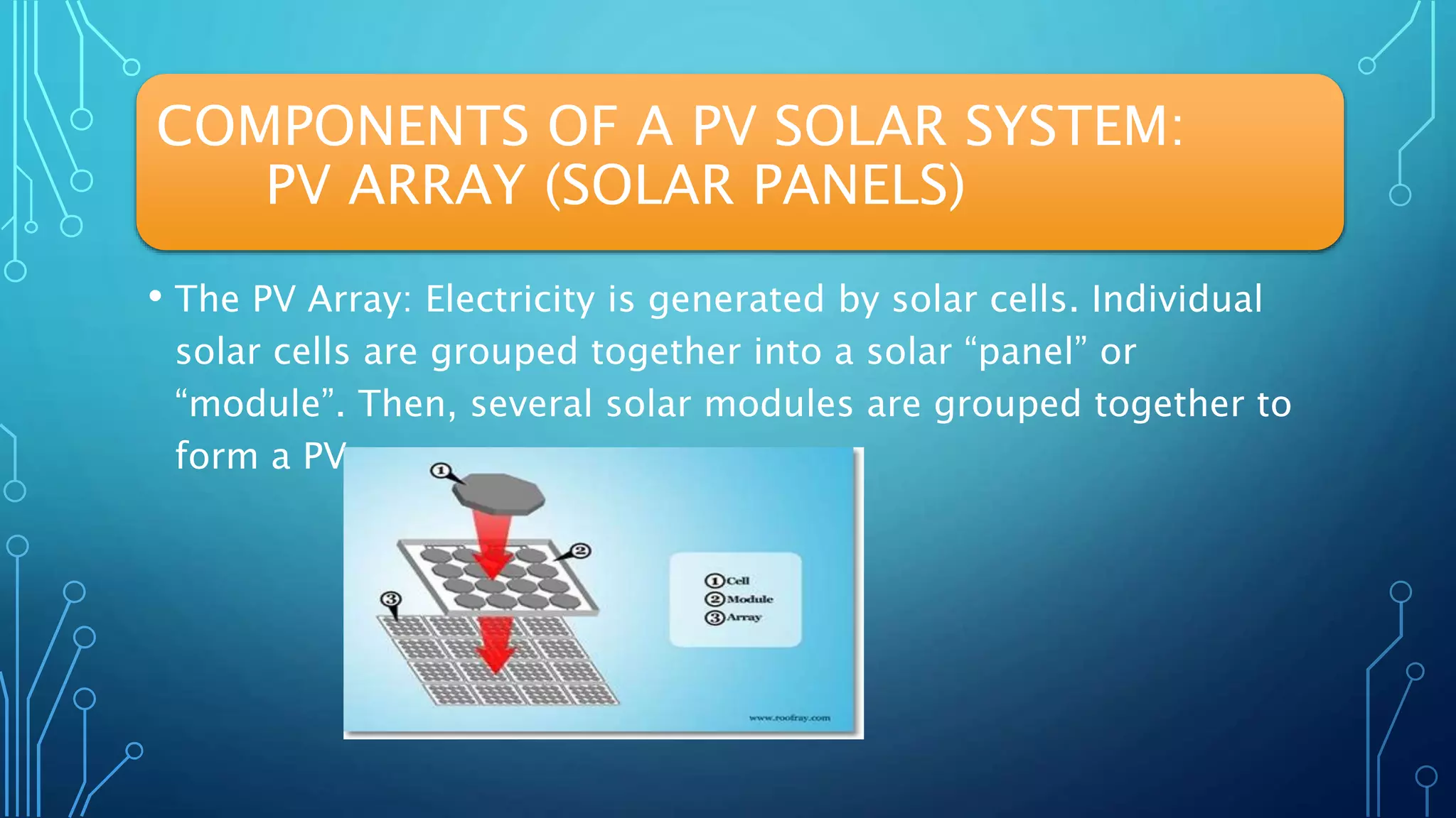 Solar pv systems | PPTX