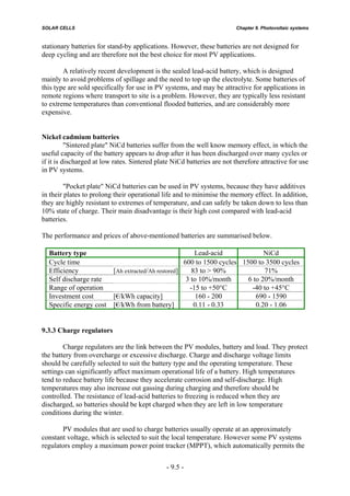 Solar PV Systems Notes | PDF