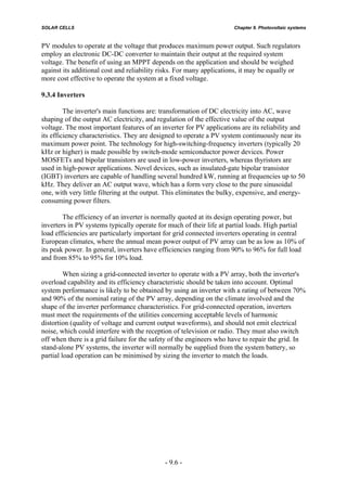 Solar PV Systems Notes | PDF