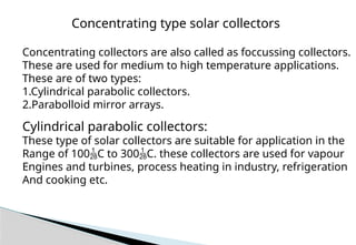 Solar Radaiaton and flat plate collectors.pptx