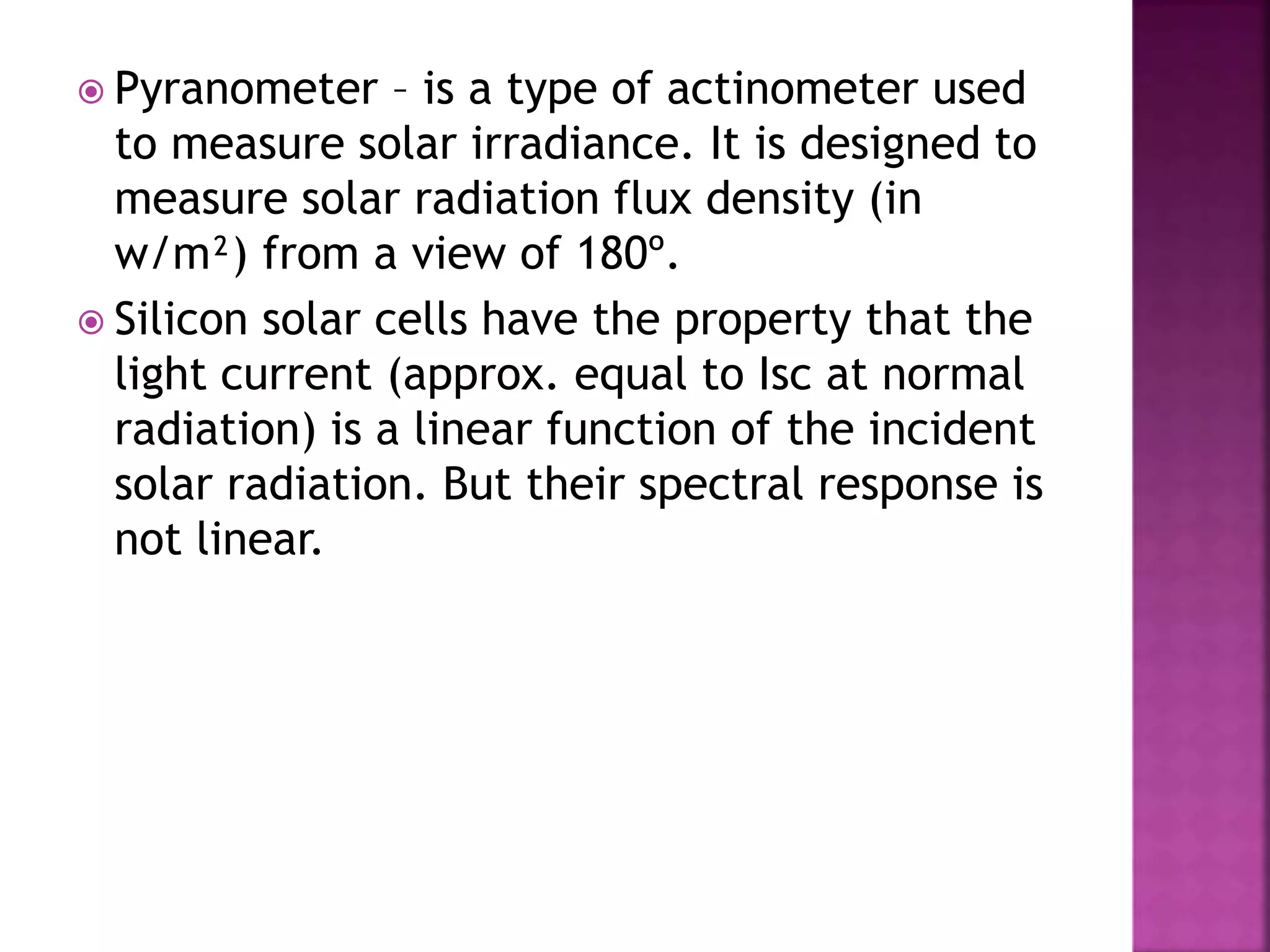 Solar radiation - | PPTX