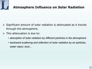 Solar radiation calculation | PDF
