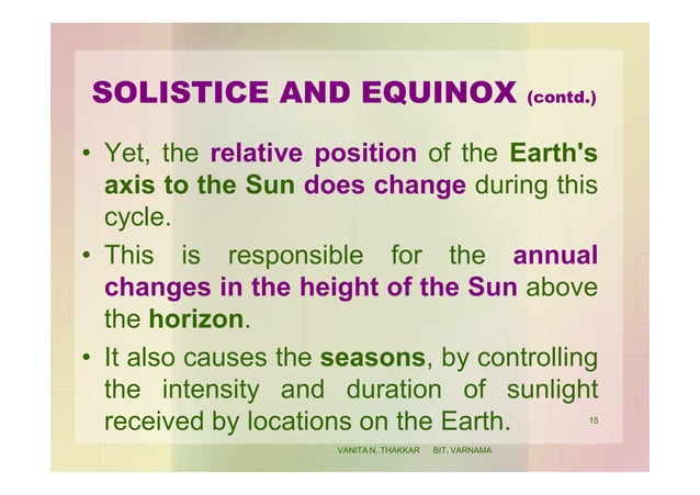 Solar Radiation Geometry | PDF