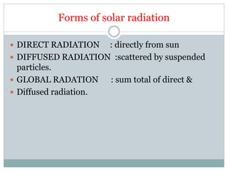 Solar radiation in rice ppt | PPTX