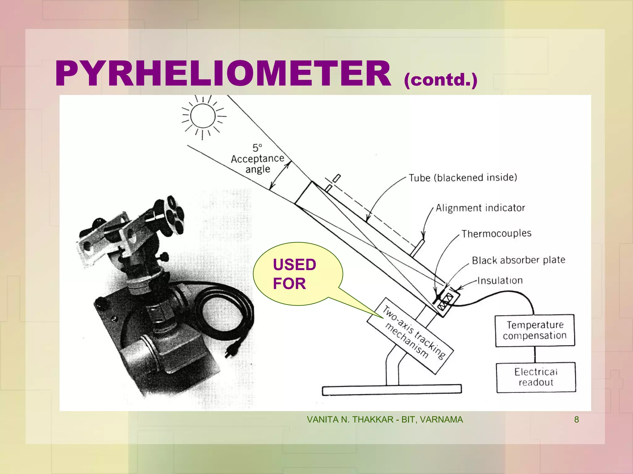 SOLAR RADIATION MEASUREMENT | PDF