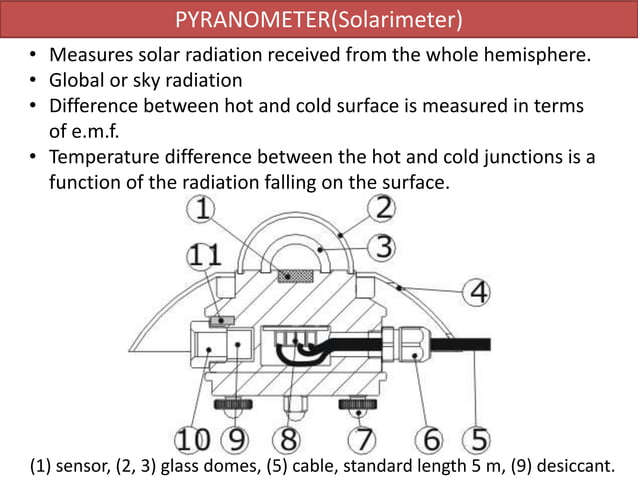 Solar radiation measurement | PPTX