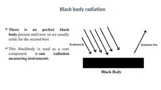 Solar Radiation measurement pyranometer and pyrheliometer | PPTX