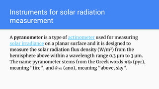 Solar radiation saliter 1306770119596 | PPT