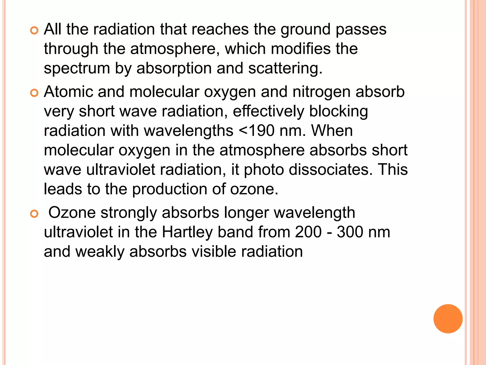 Solar radiation spectra | PPTX