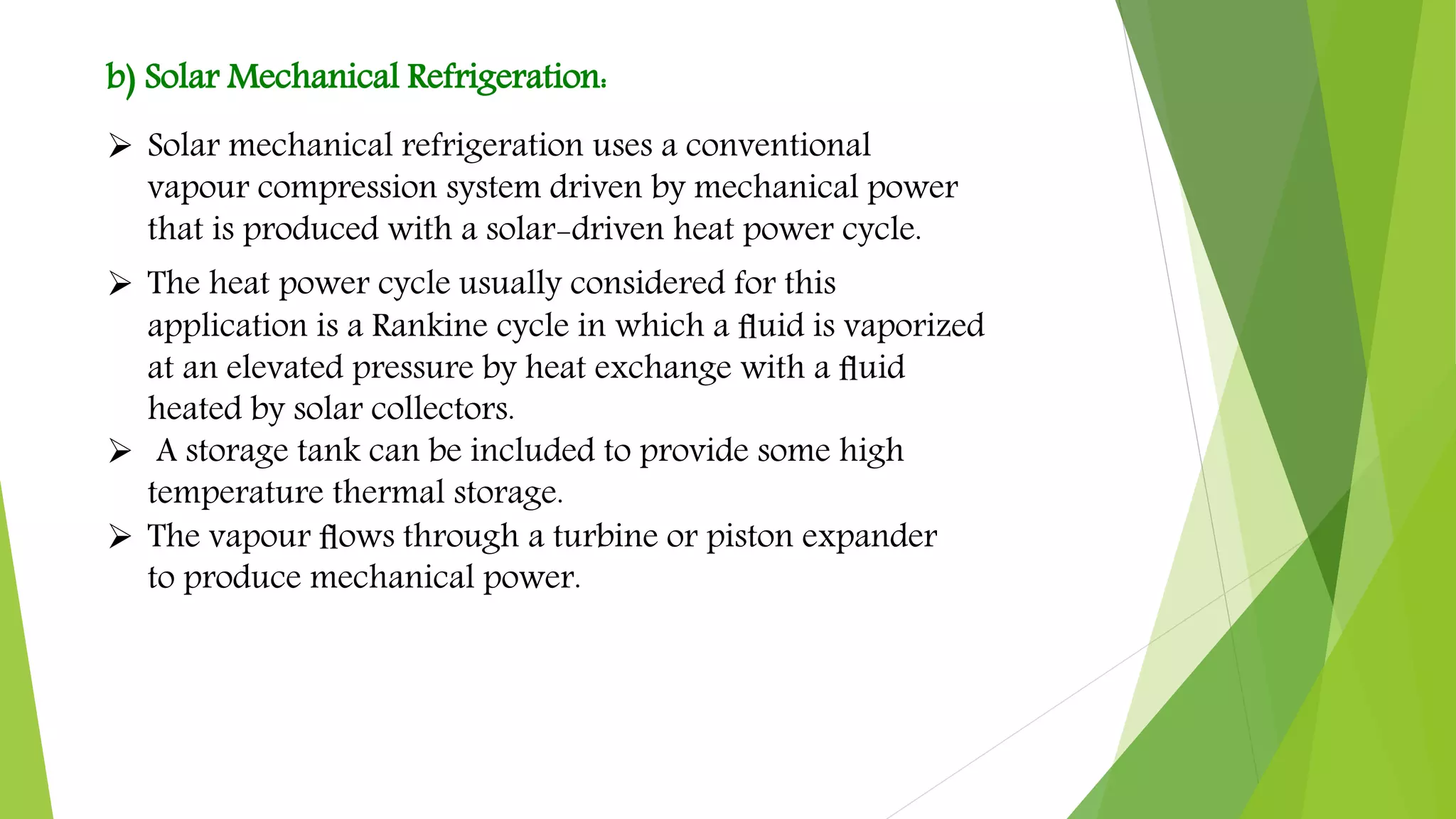 SOLAR REFRIGERATION SYSTEM | PPTX