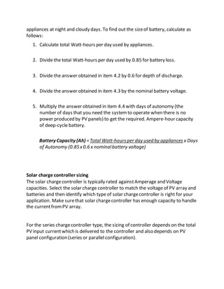A report on Solar Load Calculation | DOCX