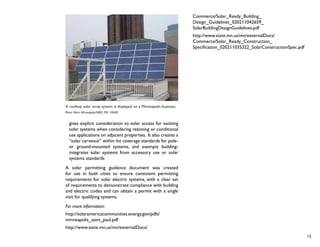 Solar Siting & Sustainable Development Guidelines | PPT