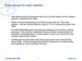 Solar Resource Assessment | PPT