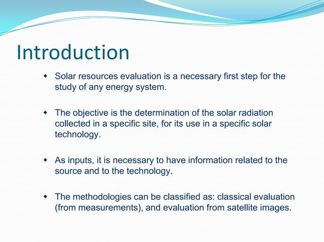 Solar resource assessment luis martin | PPT