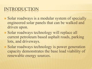 Solar Roadways | PPTX