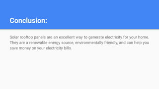 Solar Rooftop Panel for Home | Ksquare Energy | PDF