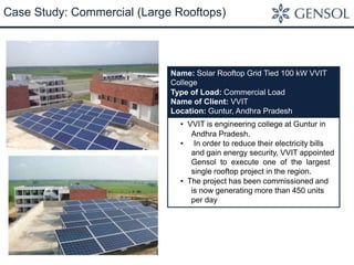 Solar rooftop presentation | PPTX