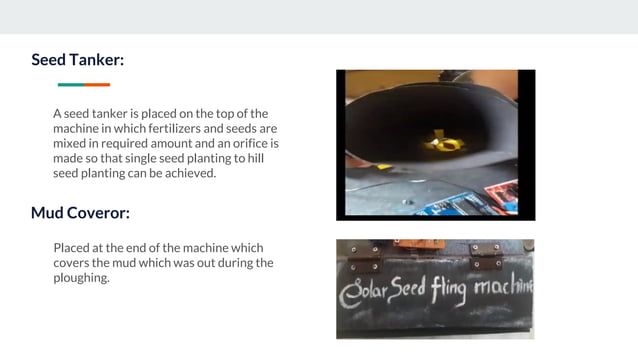 Solar seed fling machine J-Hub | PPT