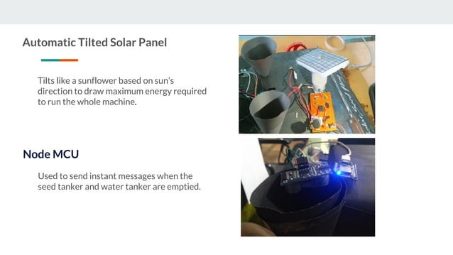 Solar seed fling machine J-Hub | PPT