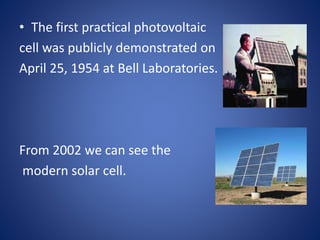 Solar cell presentation by totan | PPT